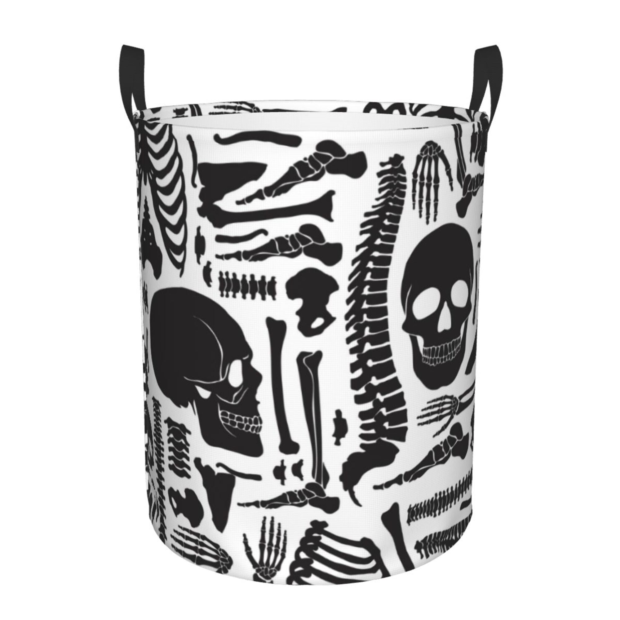 XMXY Round Laundry Basket Organizer, Decomposition Skeleton Corpses ...