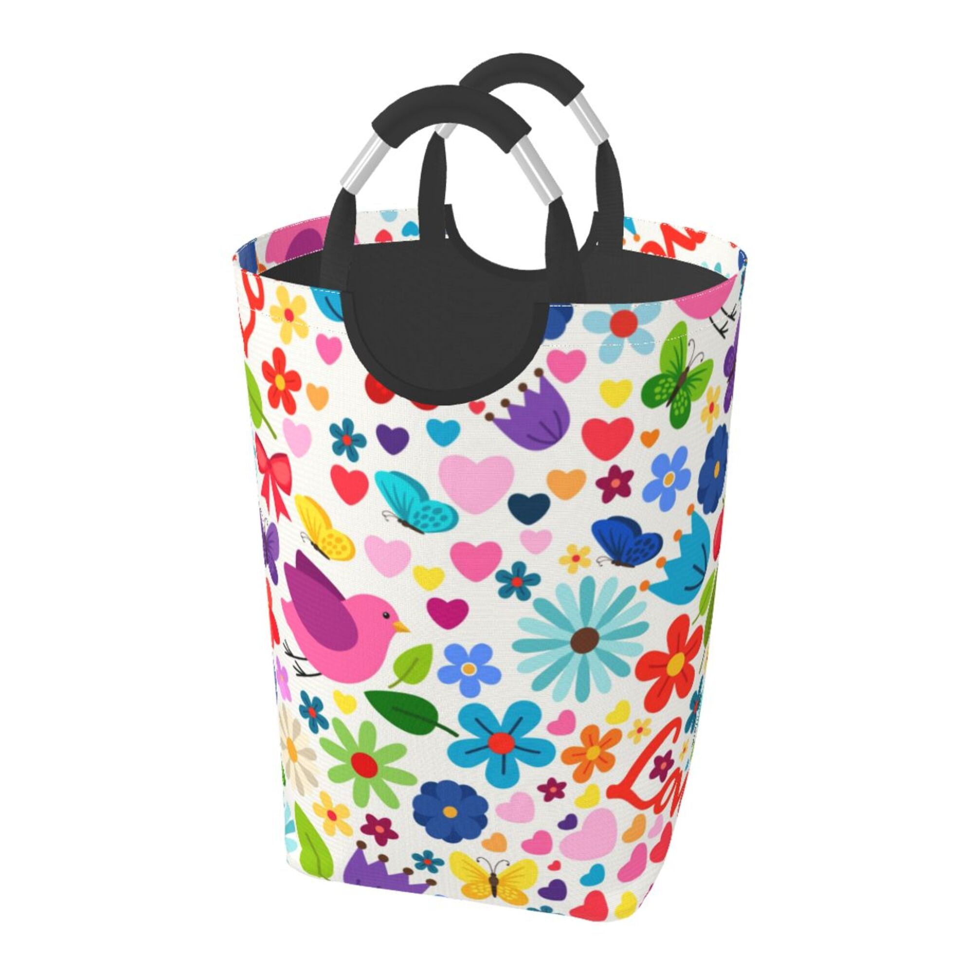 XMXY Spring Daisy Abstract Flowers Rectangular Laundry Basket Organizer ...