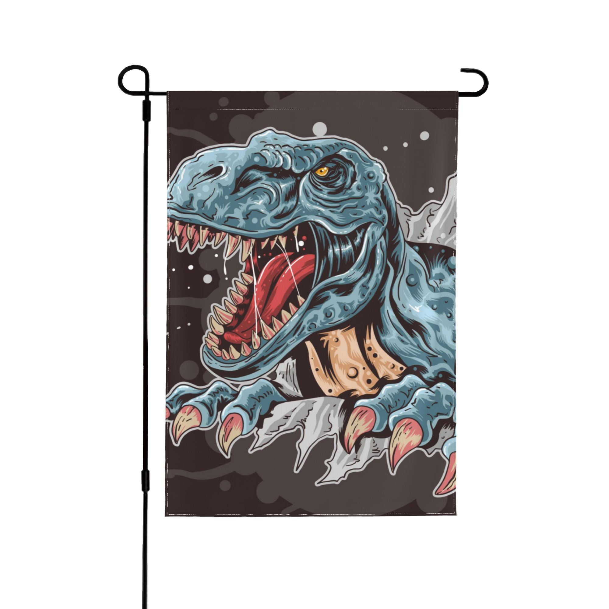 XMXY Tyrannosaurus Rex Dinosaur Animal Garden Flags Double Sided ...