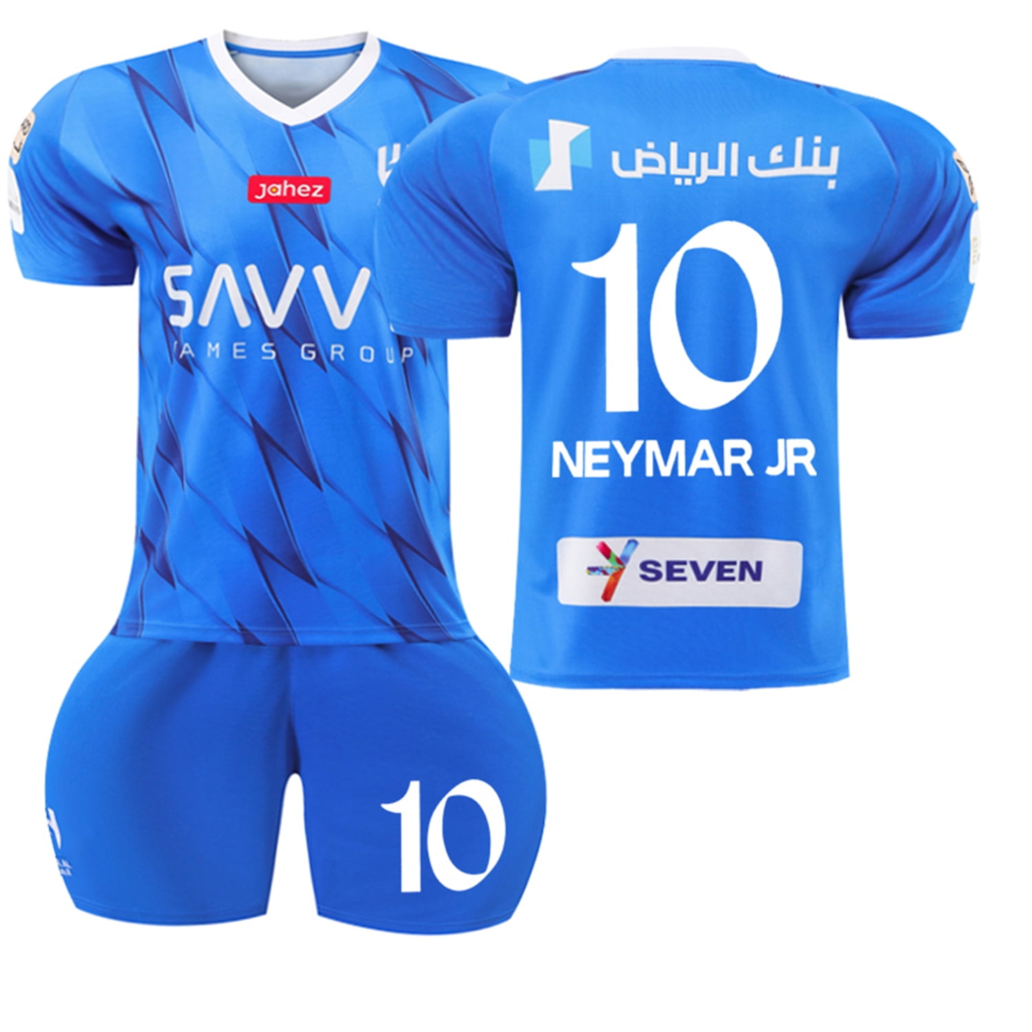 XNB 2023-2024 Al Hilal SFC Home Shirt #10 NEYMAR JR Soccer Jersey and ...