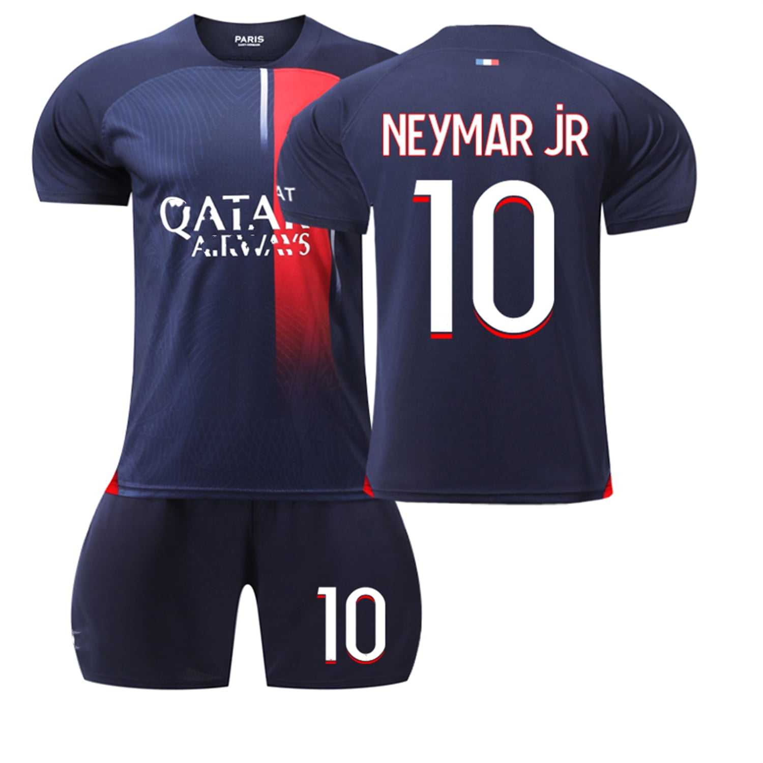 XNB 2023-2024 Les Parisiens Home Jersey #10 Neymar Soccer Jersey and Shorts Set - Walmart.com