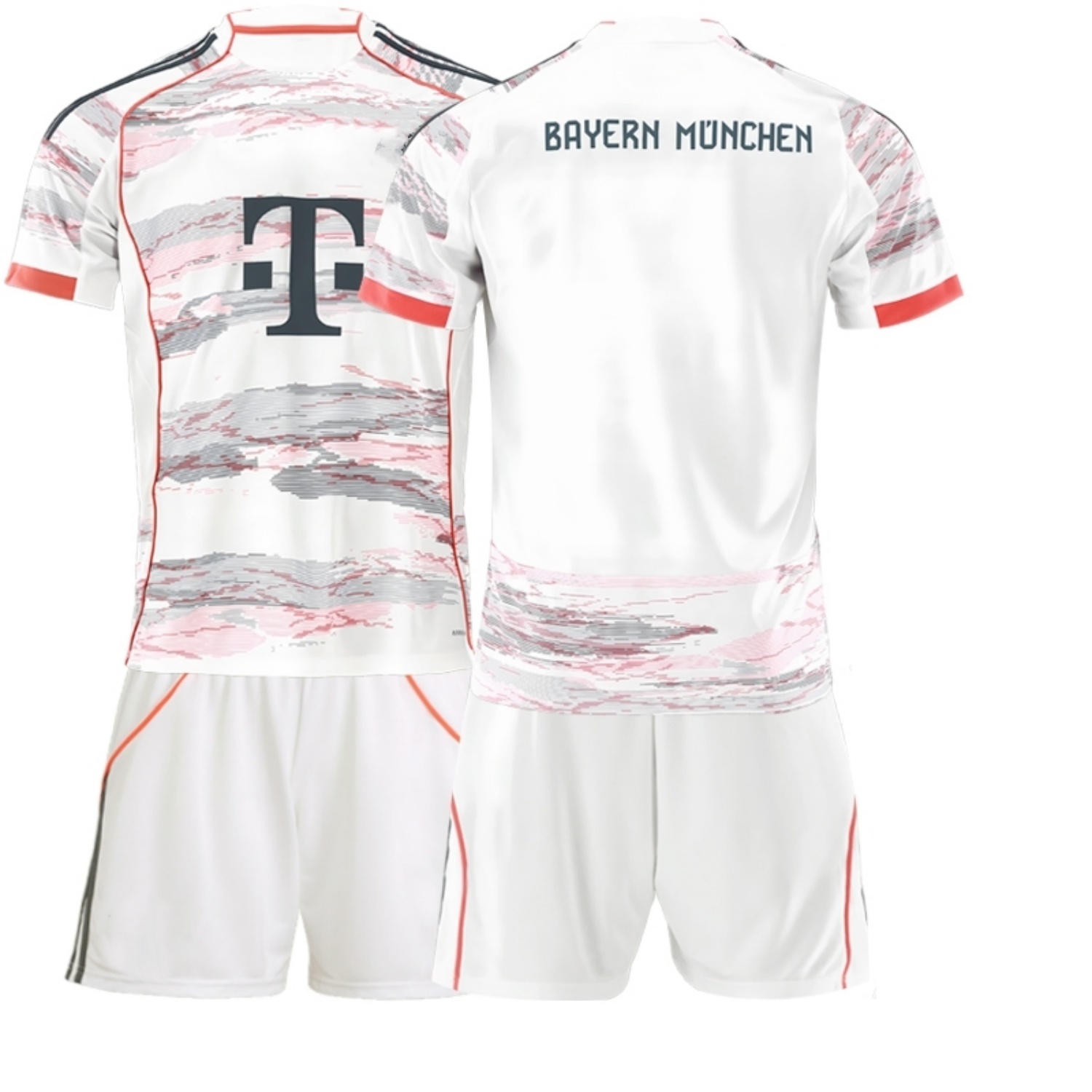 XNB 2025-2026 Bayern Munich Away Kit Soccer Team Shirts and Shorts Set ...