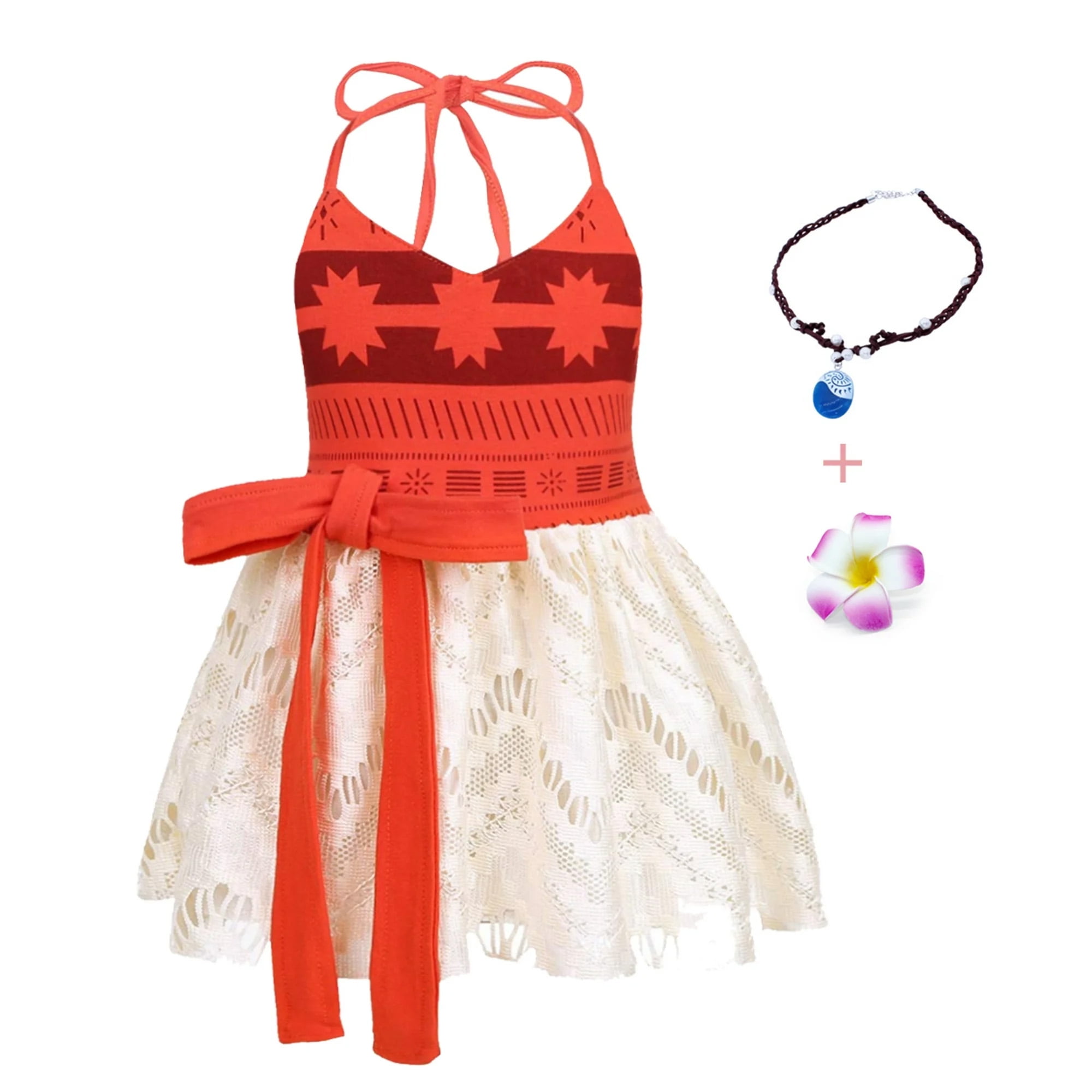 Gdledy Jankles Ocean Moana Princess Costume,Romance Girl's Backless ...