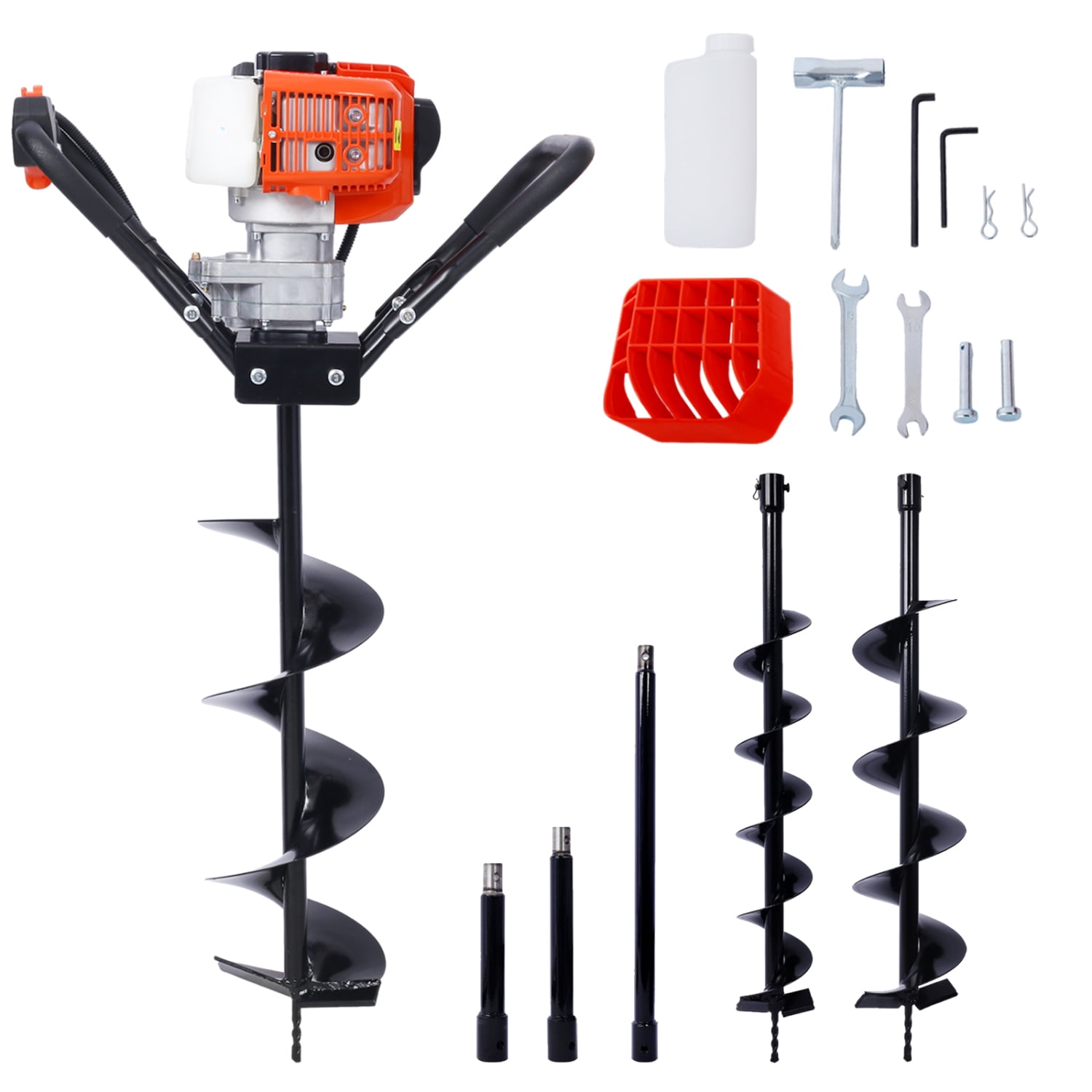 XNGGNG Efficient V-Type 52CC 2 Stroke Gas Post Hole Digger for One Man ...
