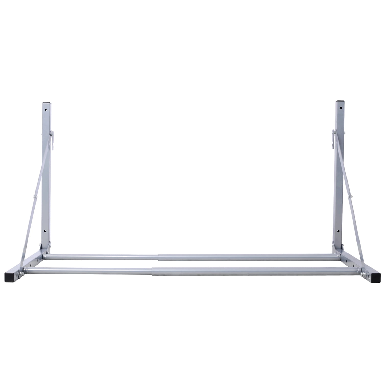 XNGGNG Heavy Duty Silver Folding Wall-Mounted Tire Storage Rack for 30. ...