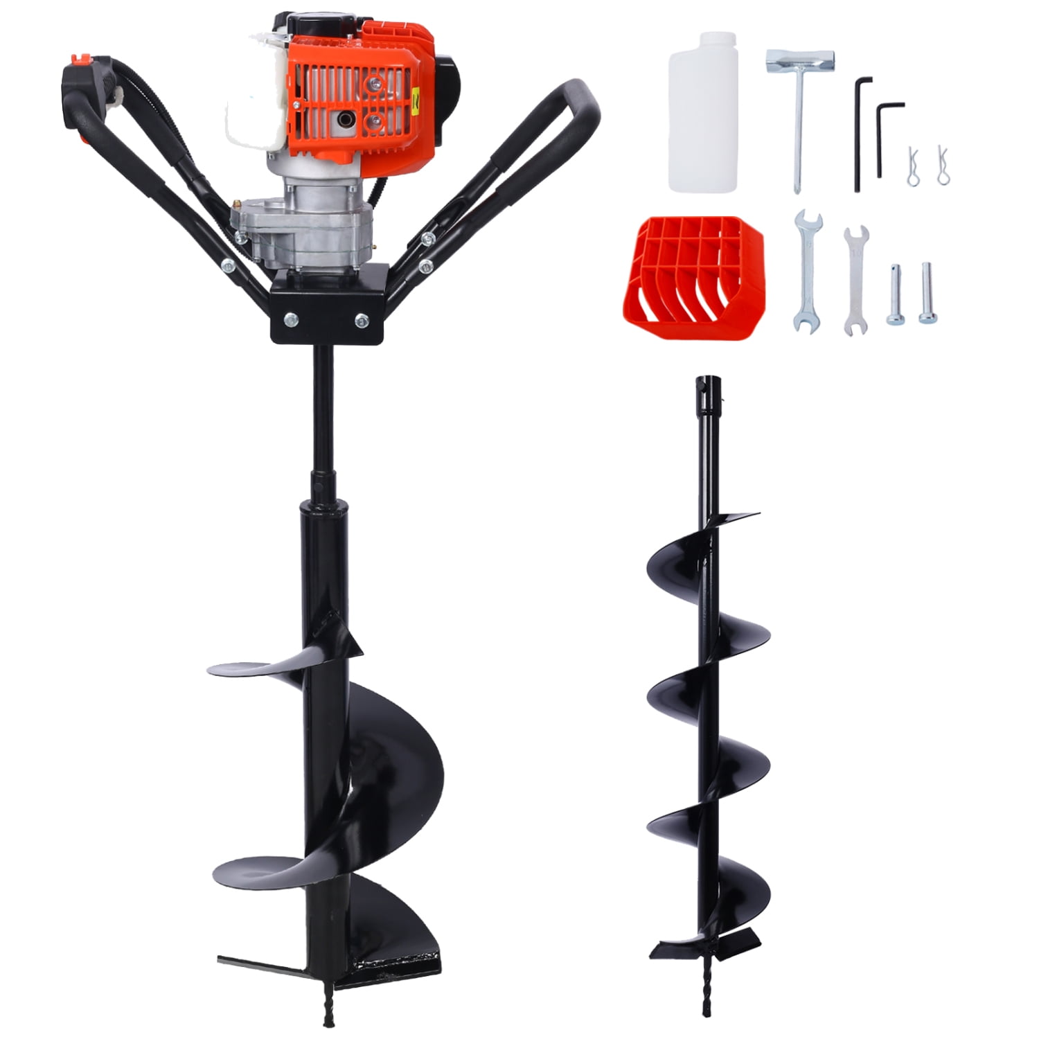 XNGGNG Powerful and Efficient V-Type 52CC 2 Stroke Gas Post Hole Digger ...