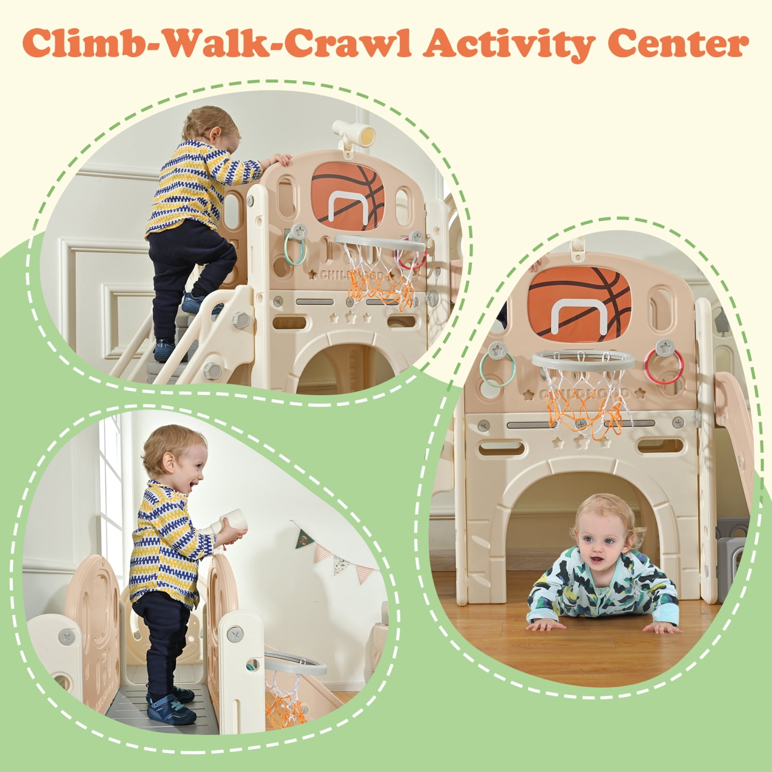 XNGGNG Versatile Kids Playset - 9 in 1 Fun and Interactive Castle with ...