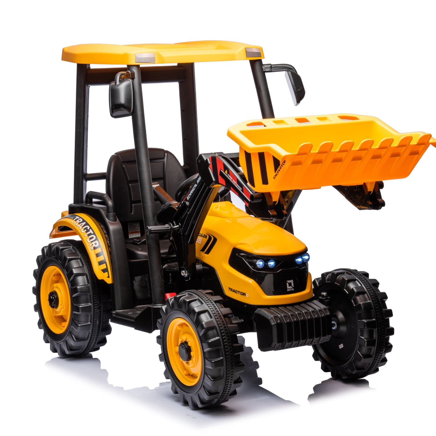 XNGGNG Yellow 24V Battery Powered Electric Ride On Excavator with ... XNGGNG Yellow 24V Battery Powered Electric Ride On Excavator with ...