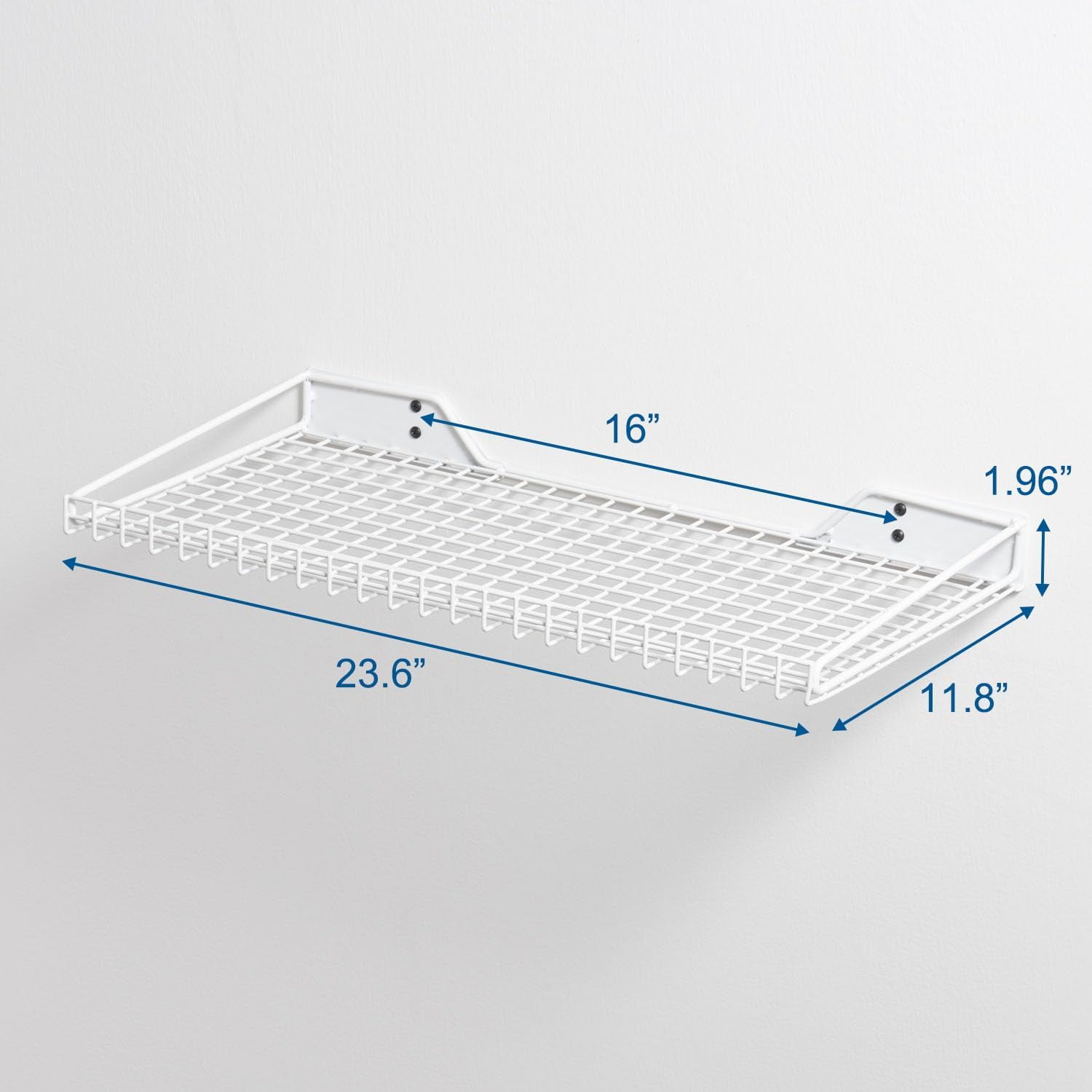 XNKOLMJ Garage Wall Shelf 2 Pack 23.6"x11.8" Wall Mount Heavy Duty ...