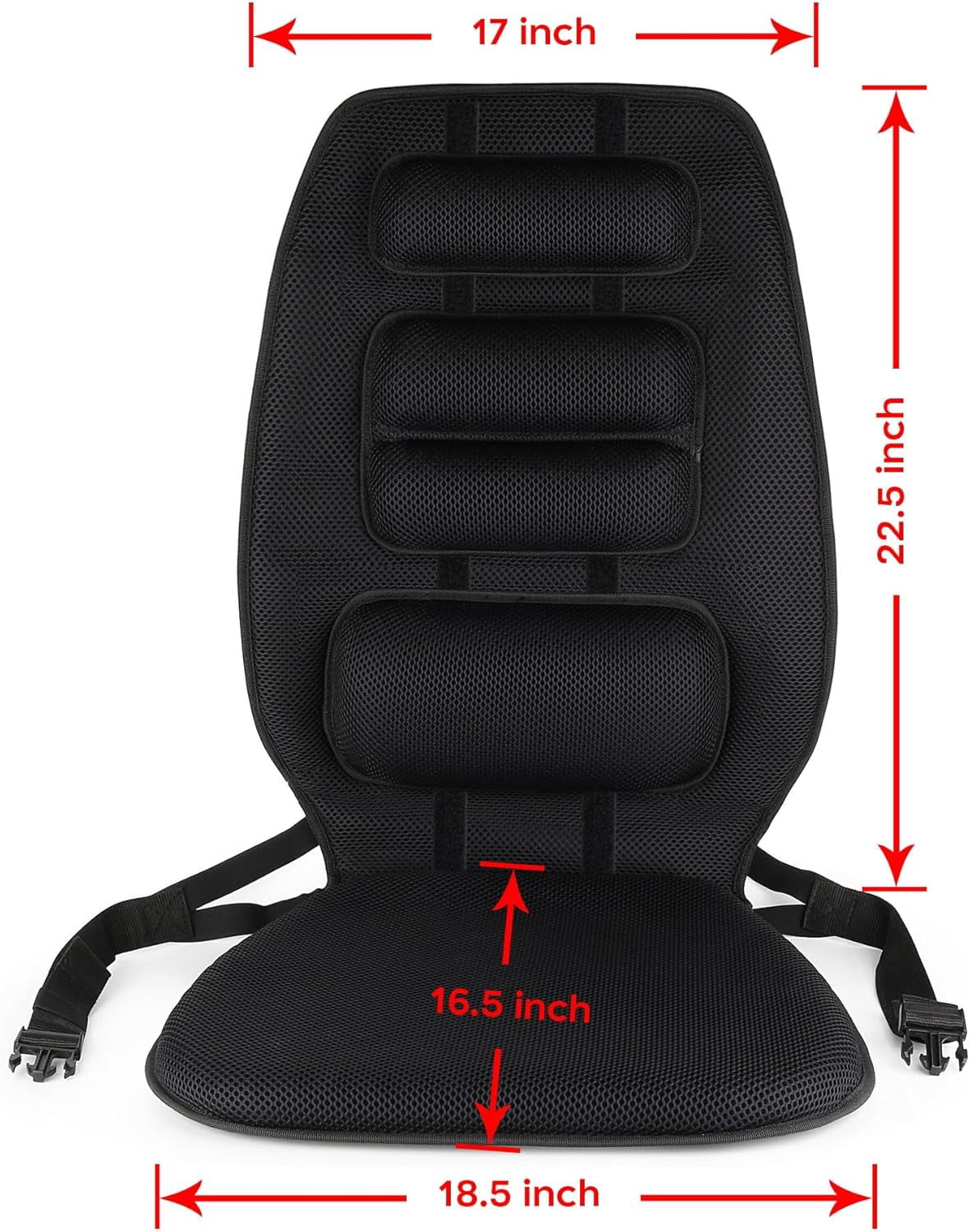 XNKOLMJ HIPOTY Gel Cushion and Firm Back Support | Seat Cushion Pad and ...