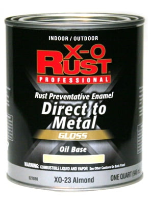 XO-23 Premium X-O Rust QT Almond Interior/Exterior Gloss Oil Base, Each ...