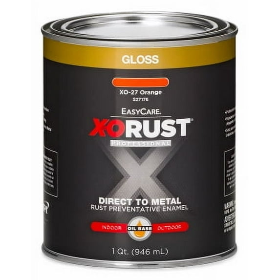 XO-27 Premium X-O Rust QT Orange Interior/Exterior Gloss Oil Base, Each ...
