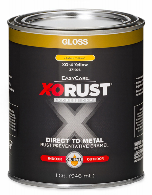 XO-4 Premium X-O Rust QT Yellow Interior/Exterior Gloss Oil Base, Each - Walmart.com