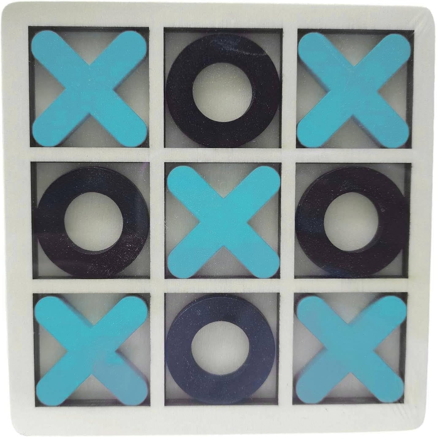 XO Noughts & Crosses Wooden Game, Naughts Crosses Tic Tac Toe, Fun ...