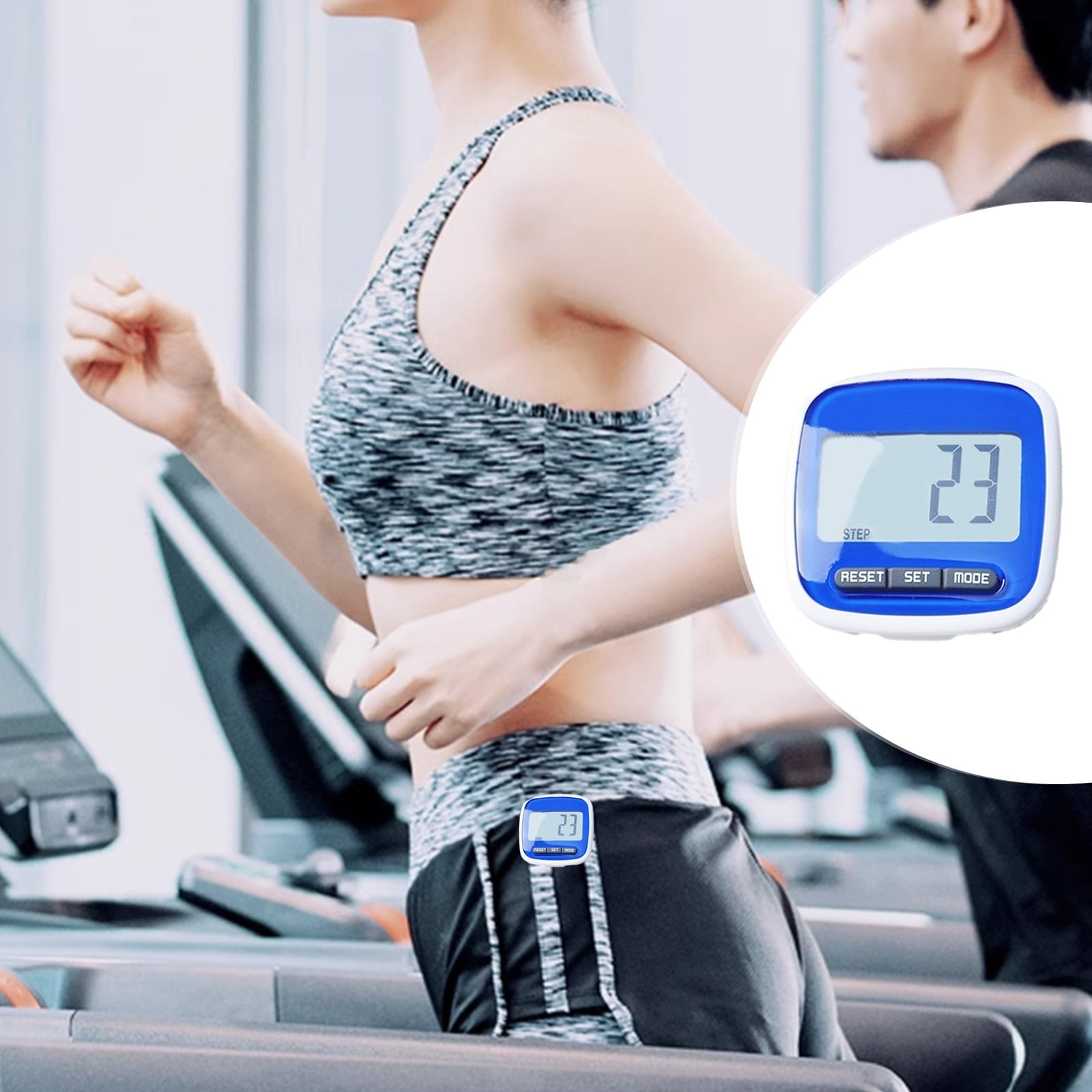 XOAIHY 3D Pedometer For Walking, Simple Step Counter For Walking With ...