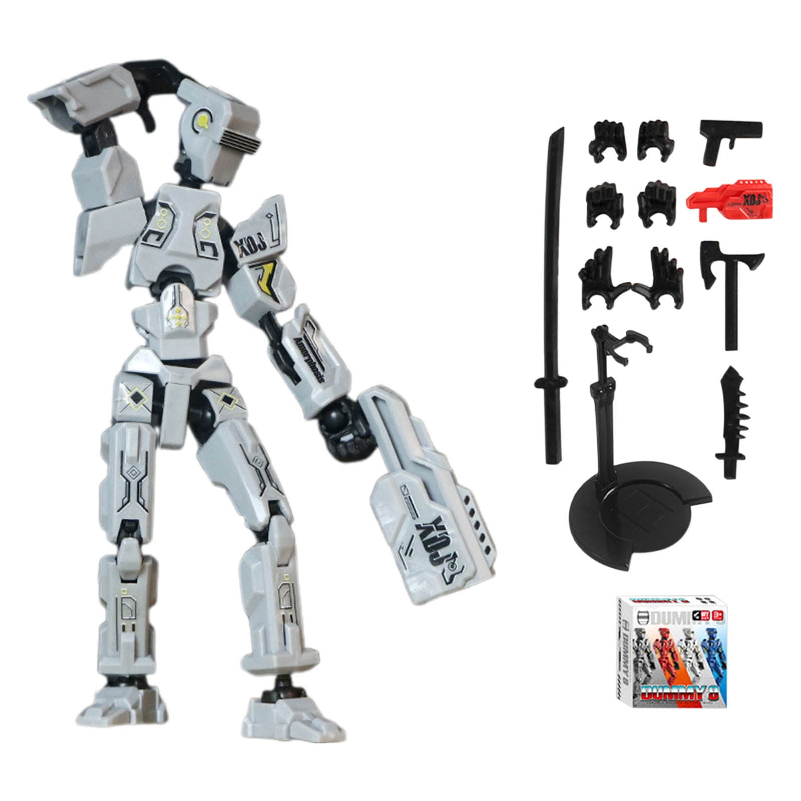XOAIHY Action Figure – Movable Articulated Robot Dummy, Collectible ...