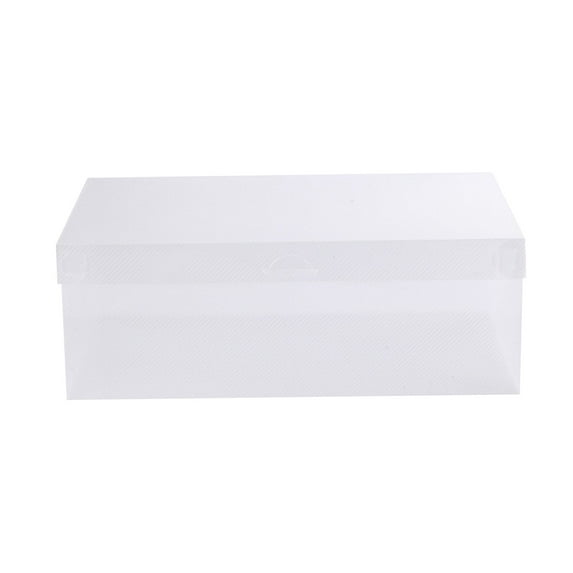 XOAIHY Clear Flip-Top Shoe Box: Durable Plastic Storage Container for ...