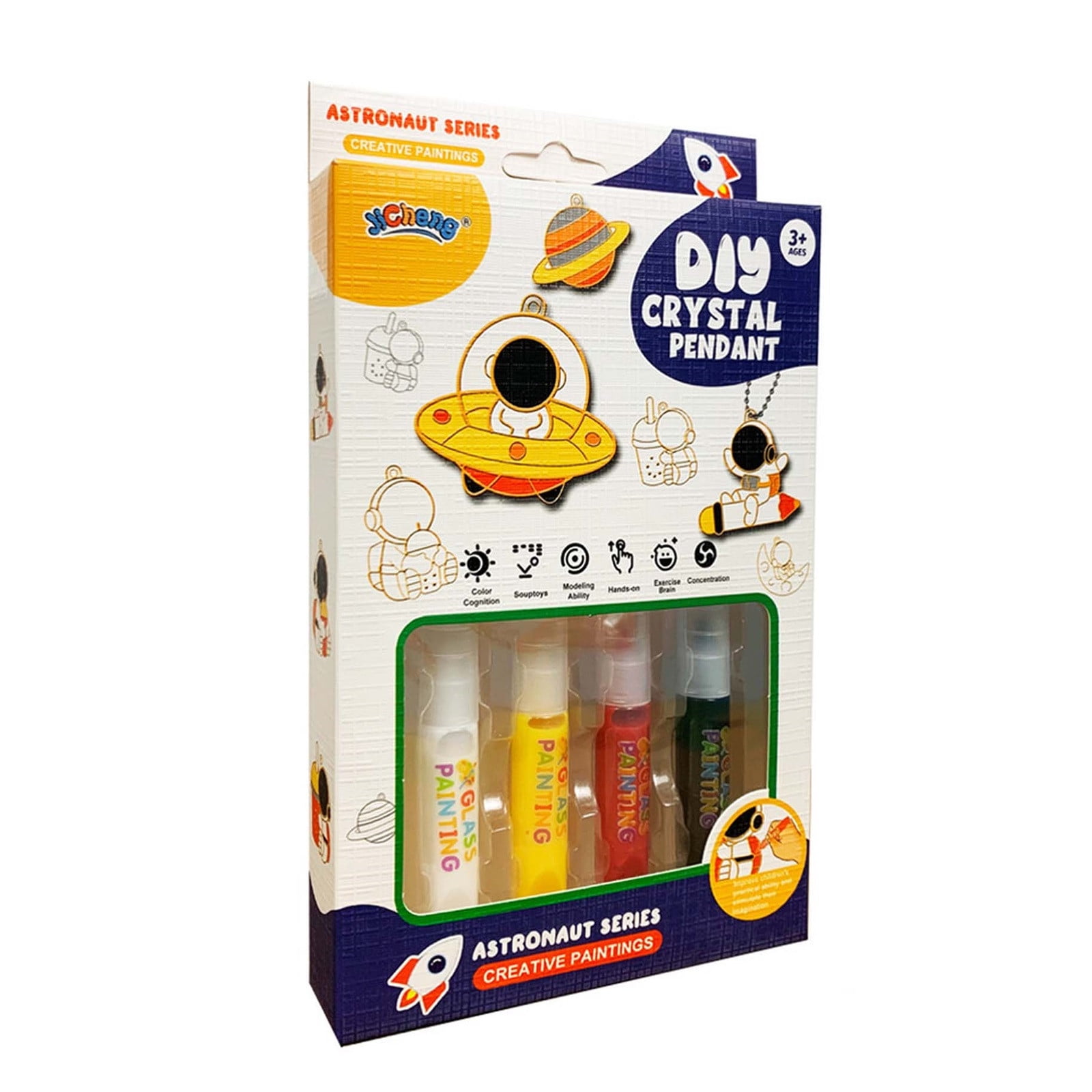 XOAIHY DIY Crystal Paint Arts & Crafts Set – 3D Baking, Graffiti ...