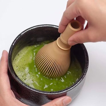 Matcha Whisk 100 Prong Natural Tea Powder Whisk Semi Handmade Chasen ...