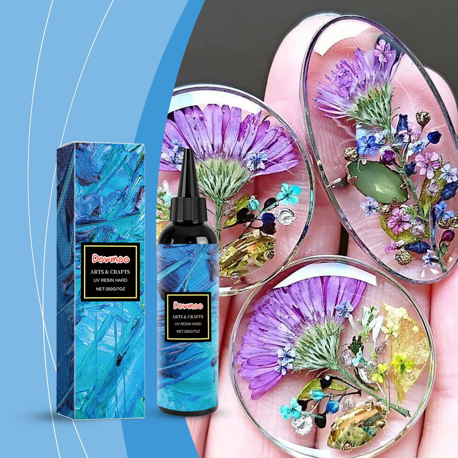 XOAIHY Resin Mould Glue – High Transparency Quick Drying Odorless ...