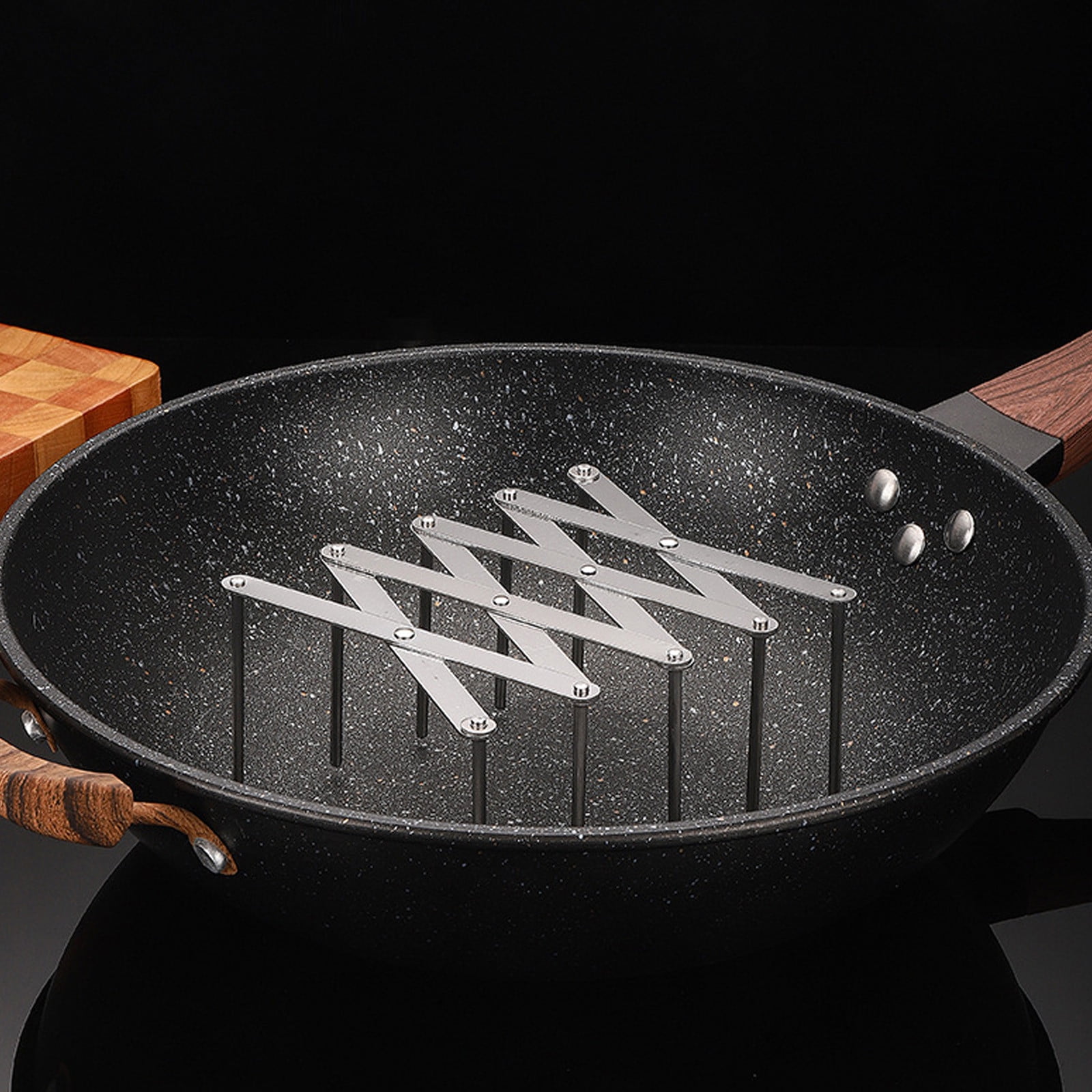 XOAIHY Stainless Steel Telescopic Rack – Folding Telescopic Kitchen ...