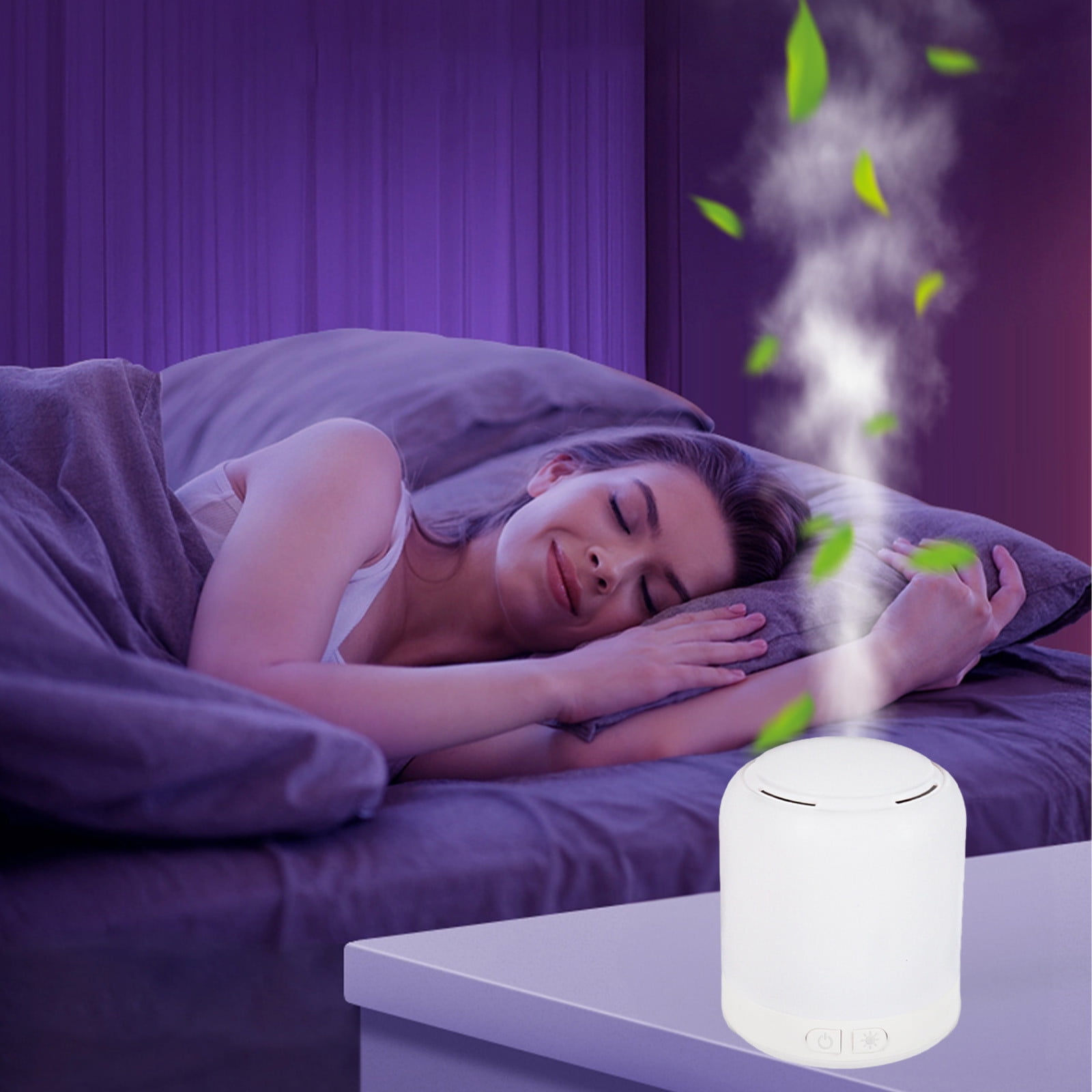 XOAIHY Waterless Aromatherapy Lamp USB Battery-Powered – Portable Wood ...