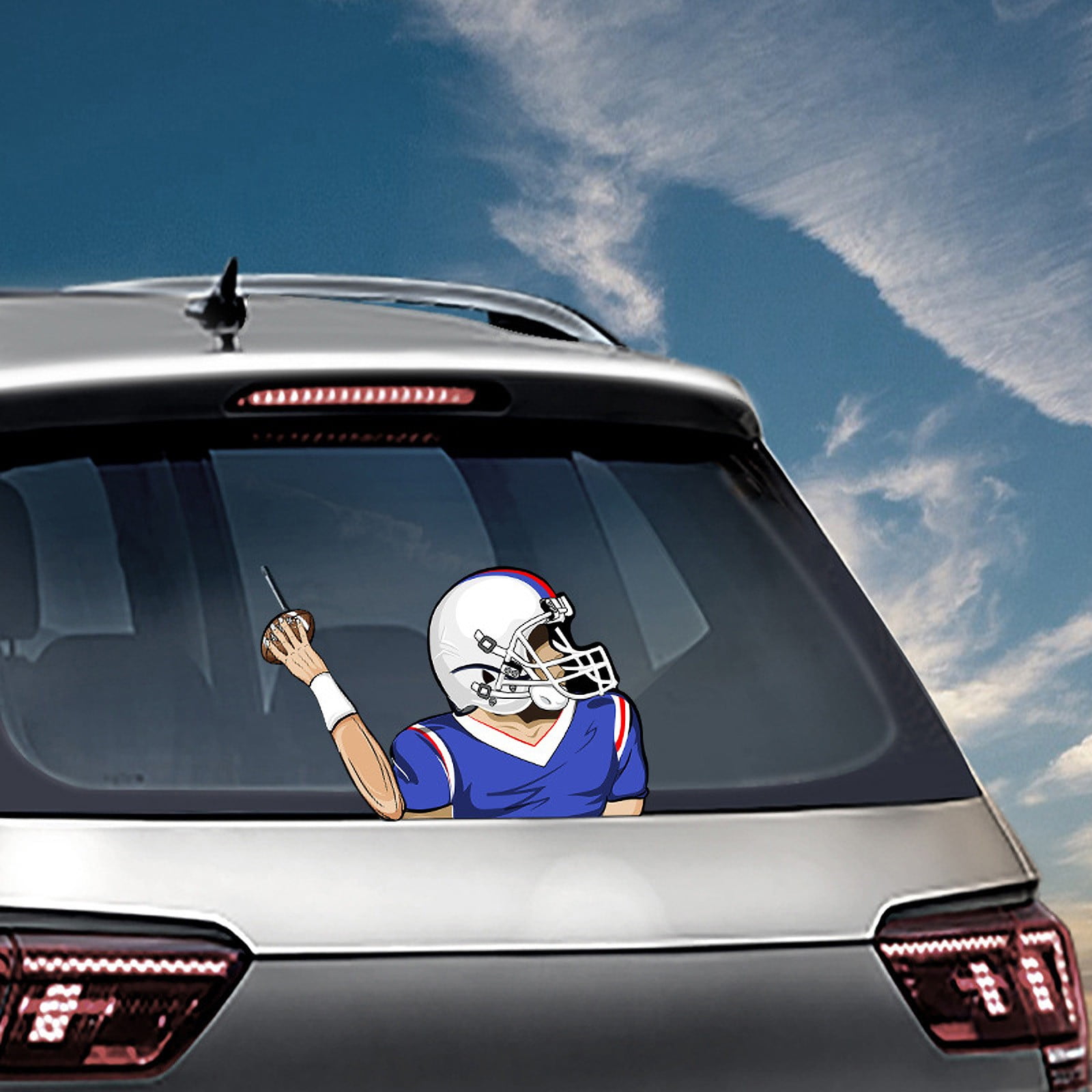 XOAIHY Windshield Wiper Sticker, Car Sticker, Football Quarterback ...