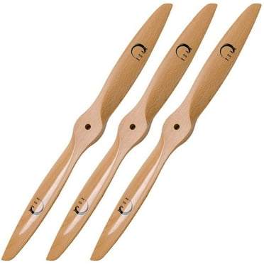 XOAR PJA Wood Propeller for Gas RC Airplanes (17x10, Tractor) - Walmart.com