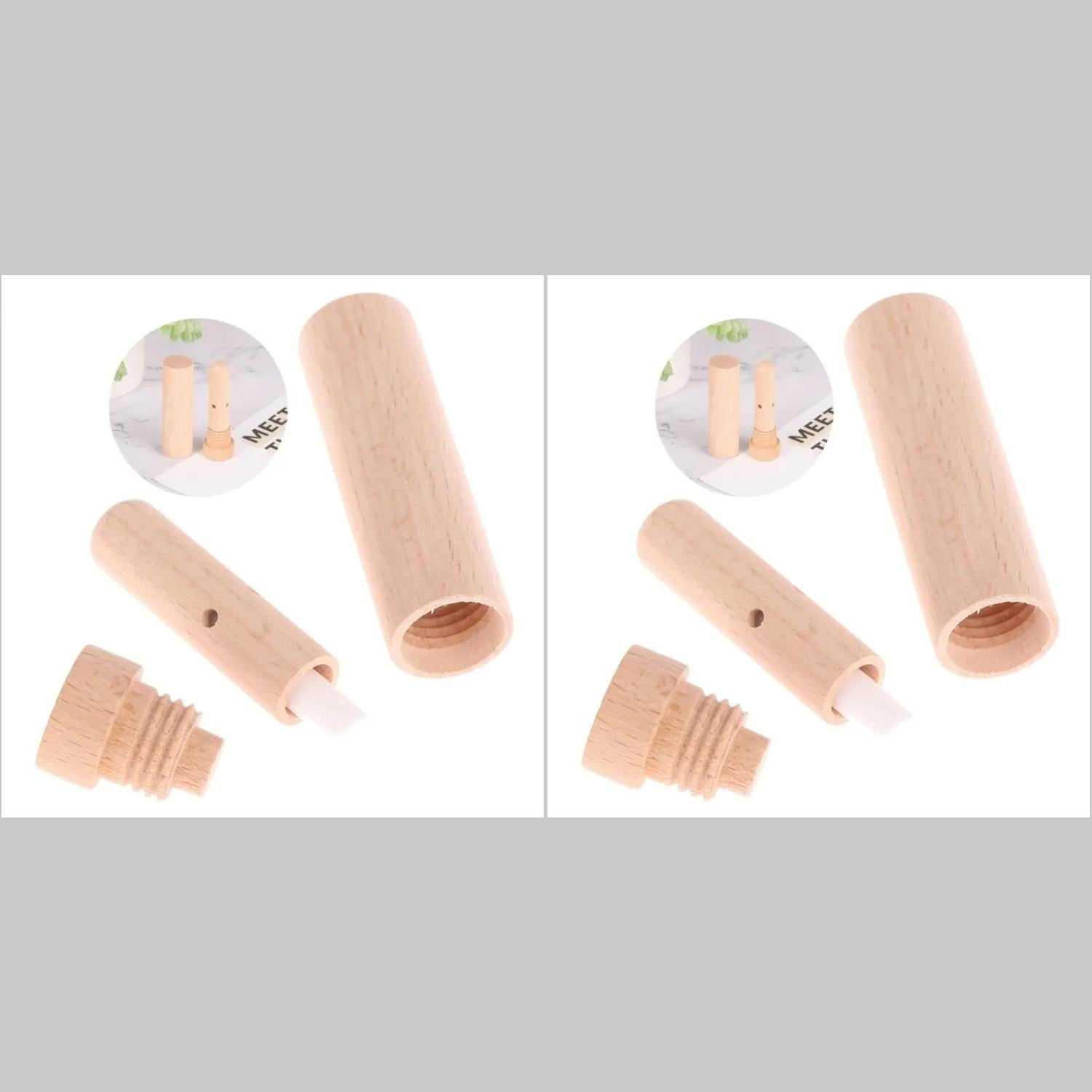 XOCHNGH 1pc Essential Oil Wood Diffuser Inhaler With Wicks Nebulizer ...