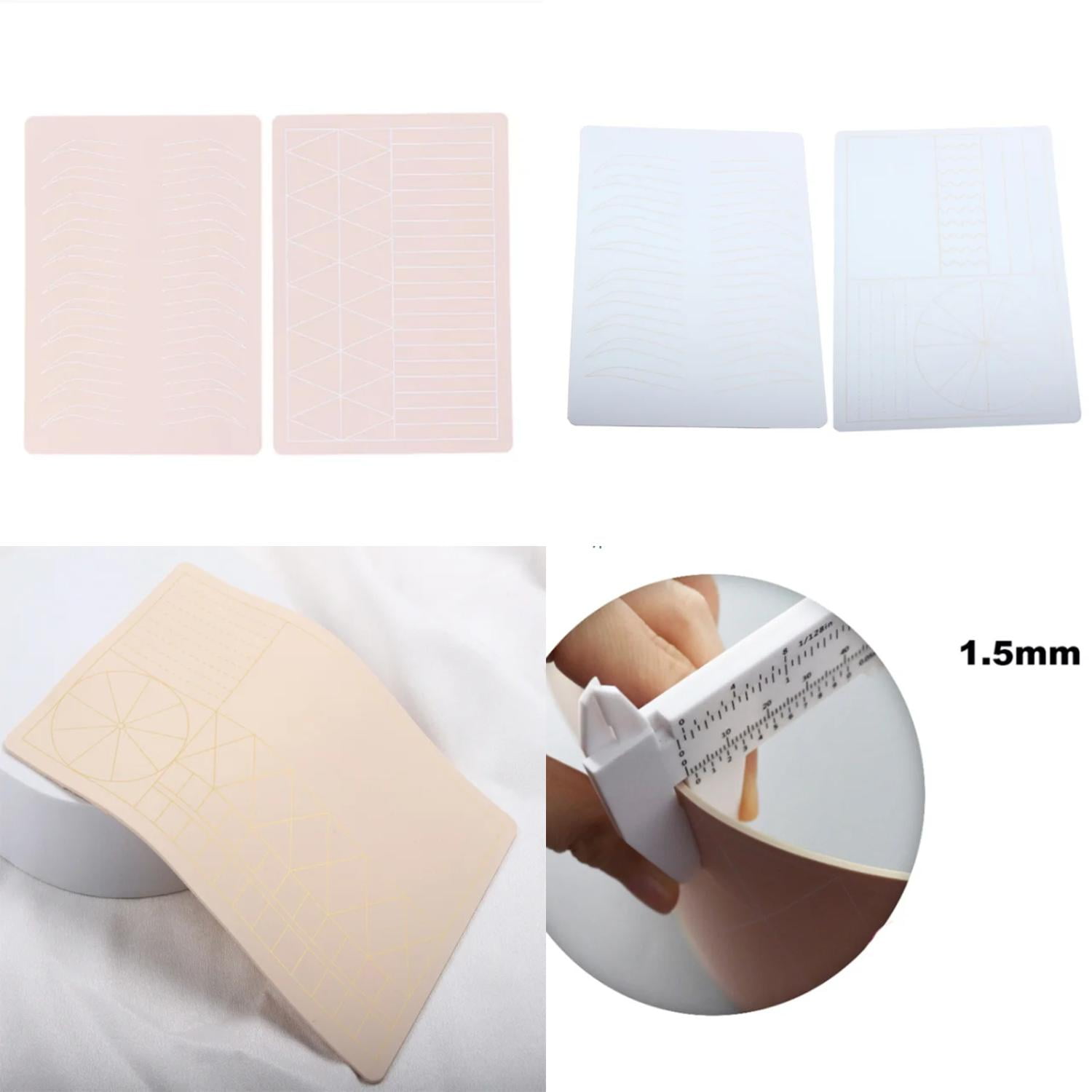 XOCHNGH Ideal for Perfecting Tattoo Eyebrows & Lips Training! Thick and Durable Double-Sided ...