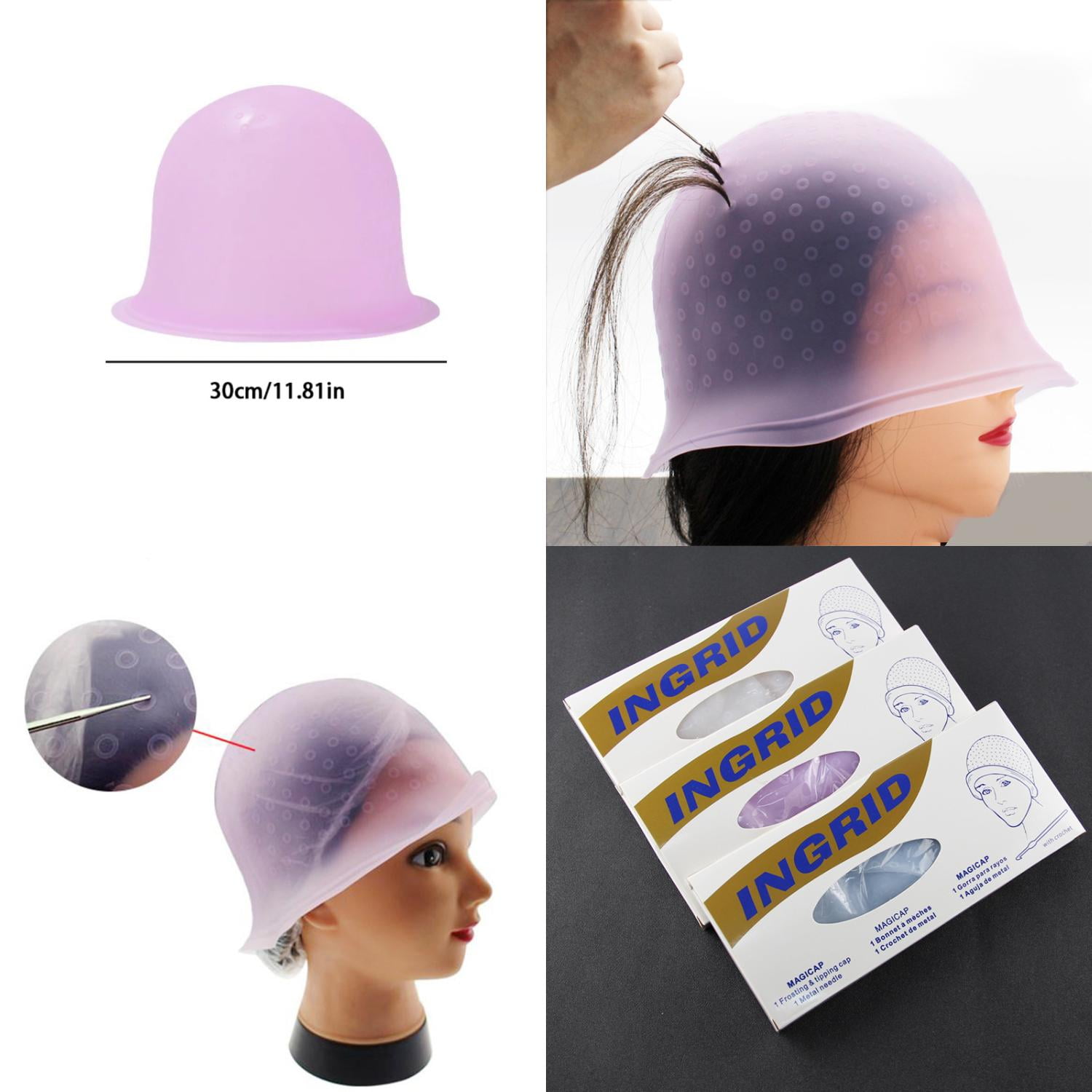 XOCHNGH Men‘s Highlights Hat Oil Treatment Hat Salon Color Colouring ...