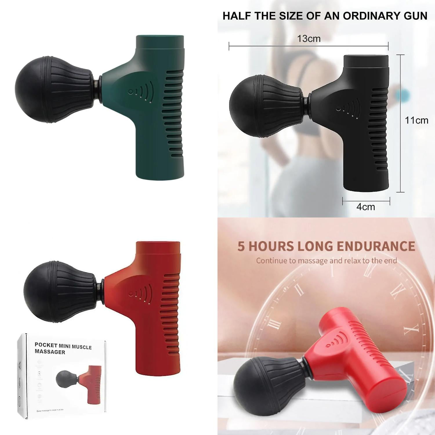 XOCHNGH Mini Fascial Gun Stimulator Professional Portable Massage Gun ...