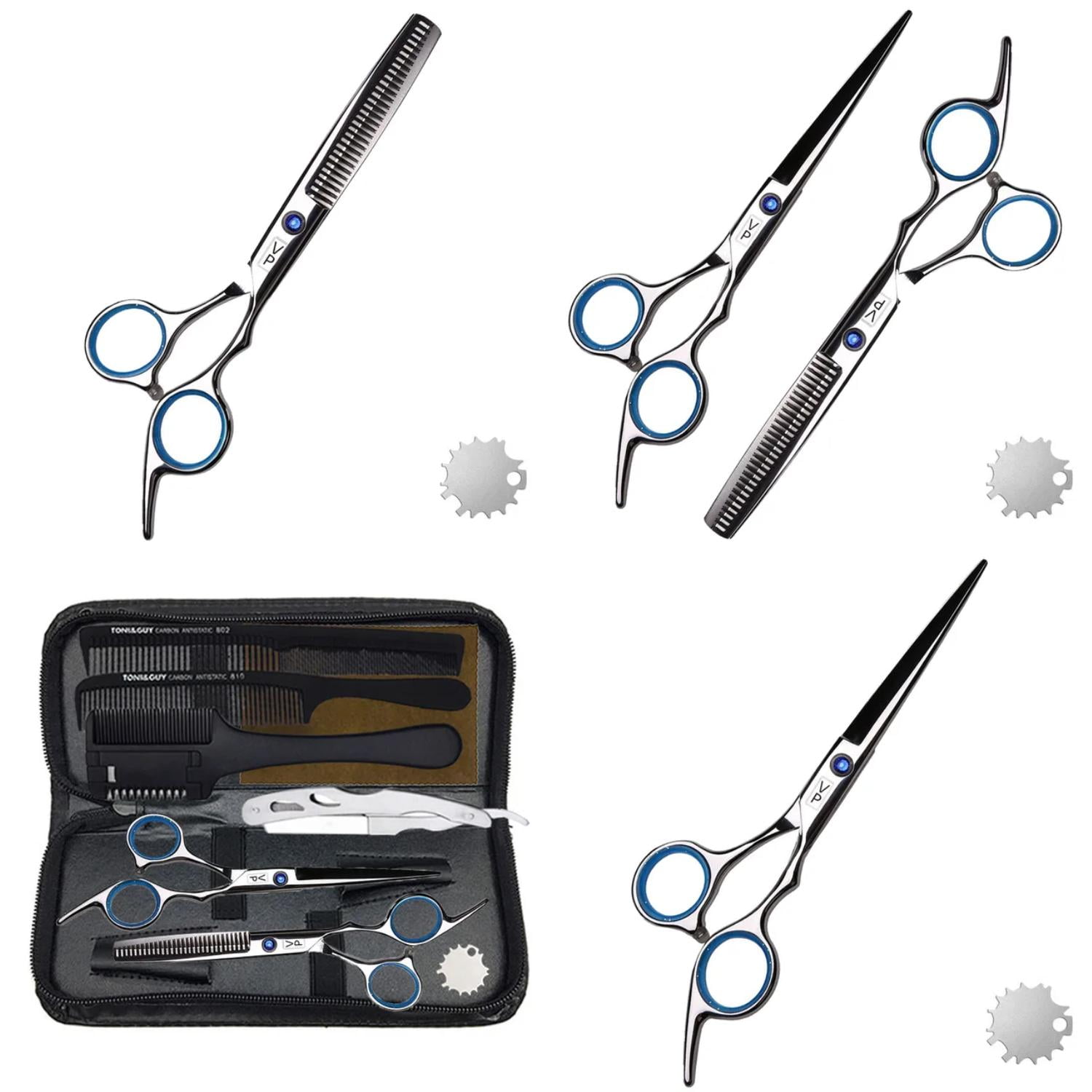 XOCHNGH Premium Professional 6 Inch Haircut and Thinning Scissors Set ...