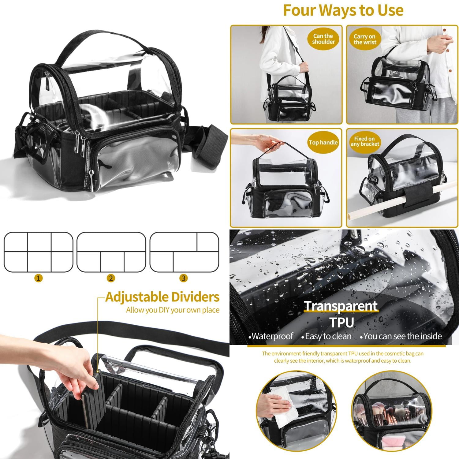 XOCHNGH Professional Hairdressing Bag Travel Backpack Cosmetics Beauty ...