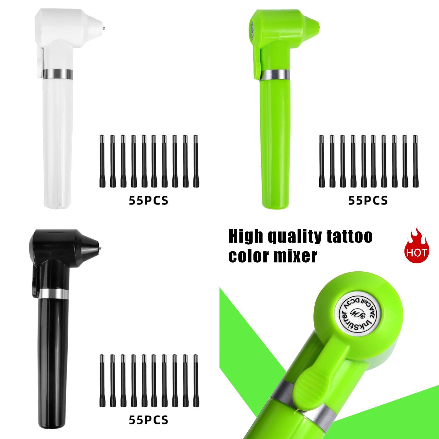 XOCHNGH Tattoo Ink Mixer with 5 Mixing Sticks Tattoo Pigment Mixer ...