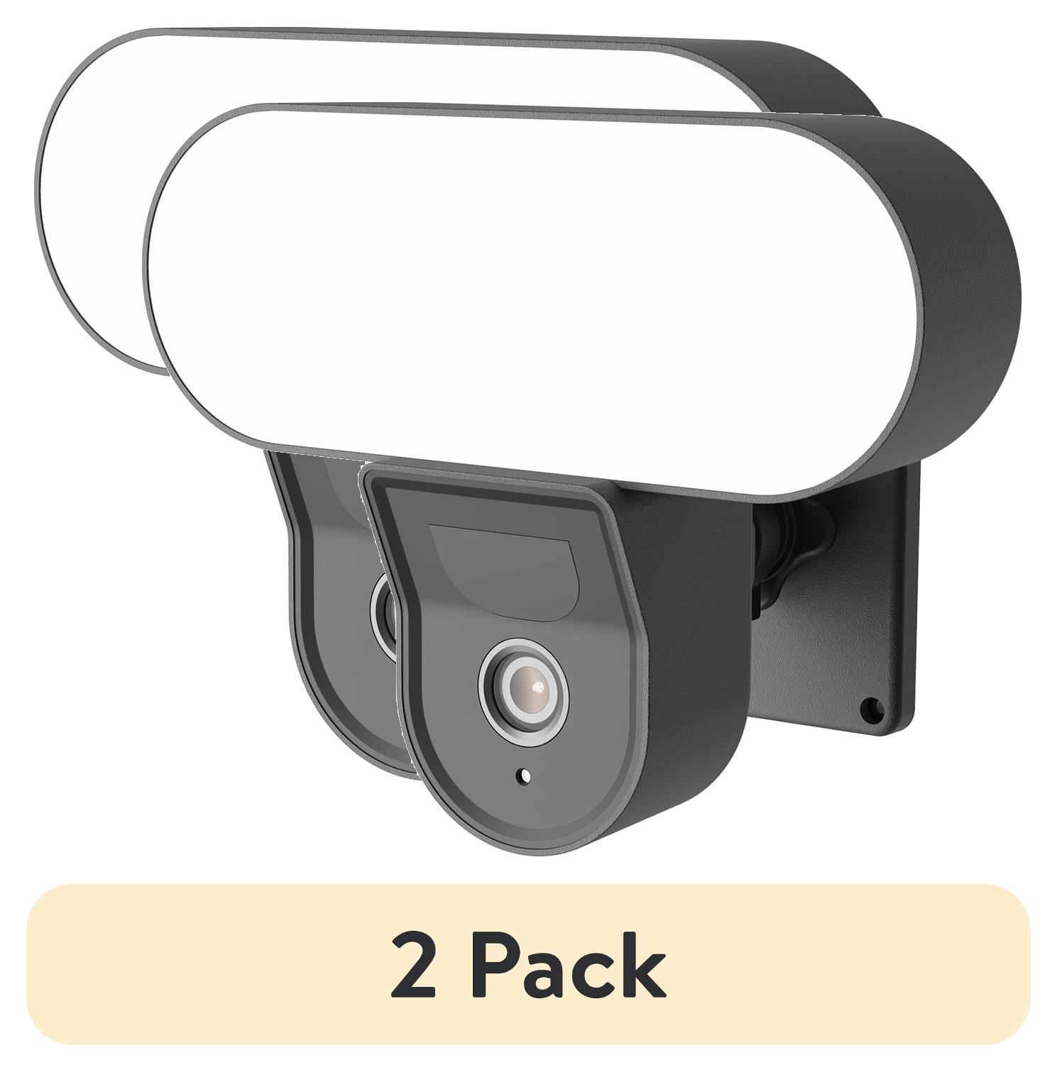 (2 pack) XODO Smart Home Security Camera - Wi-Fi Floodlight, Motion ...