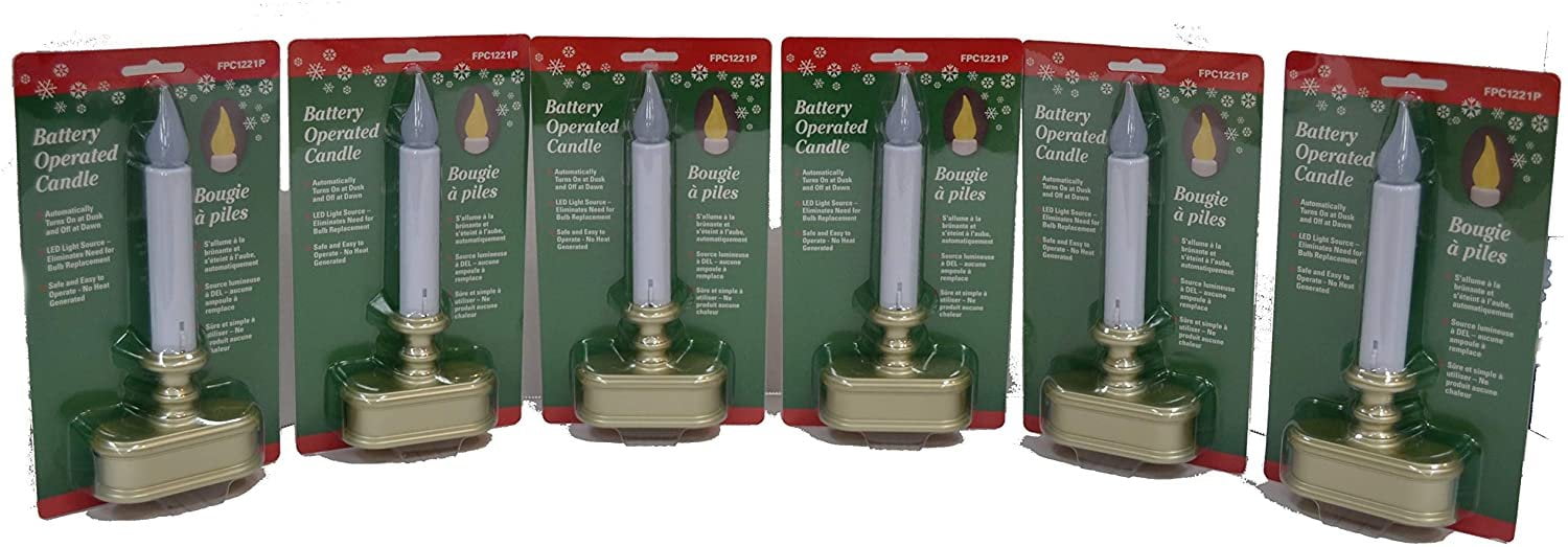 XODUS Innovations FPC1221P Battery Operated LED Dusk to Dawn Window ...