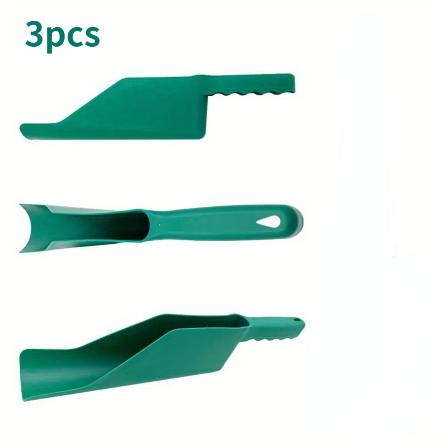 XOGNGZH 3-Pack Plastic Gutter Getter Scoop Multi-Use Garden Leaf Shovel ...