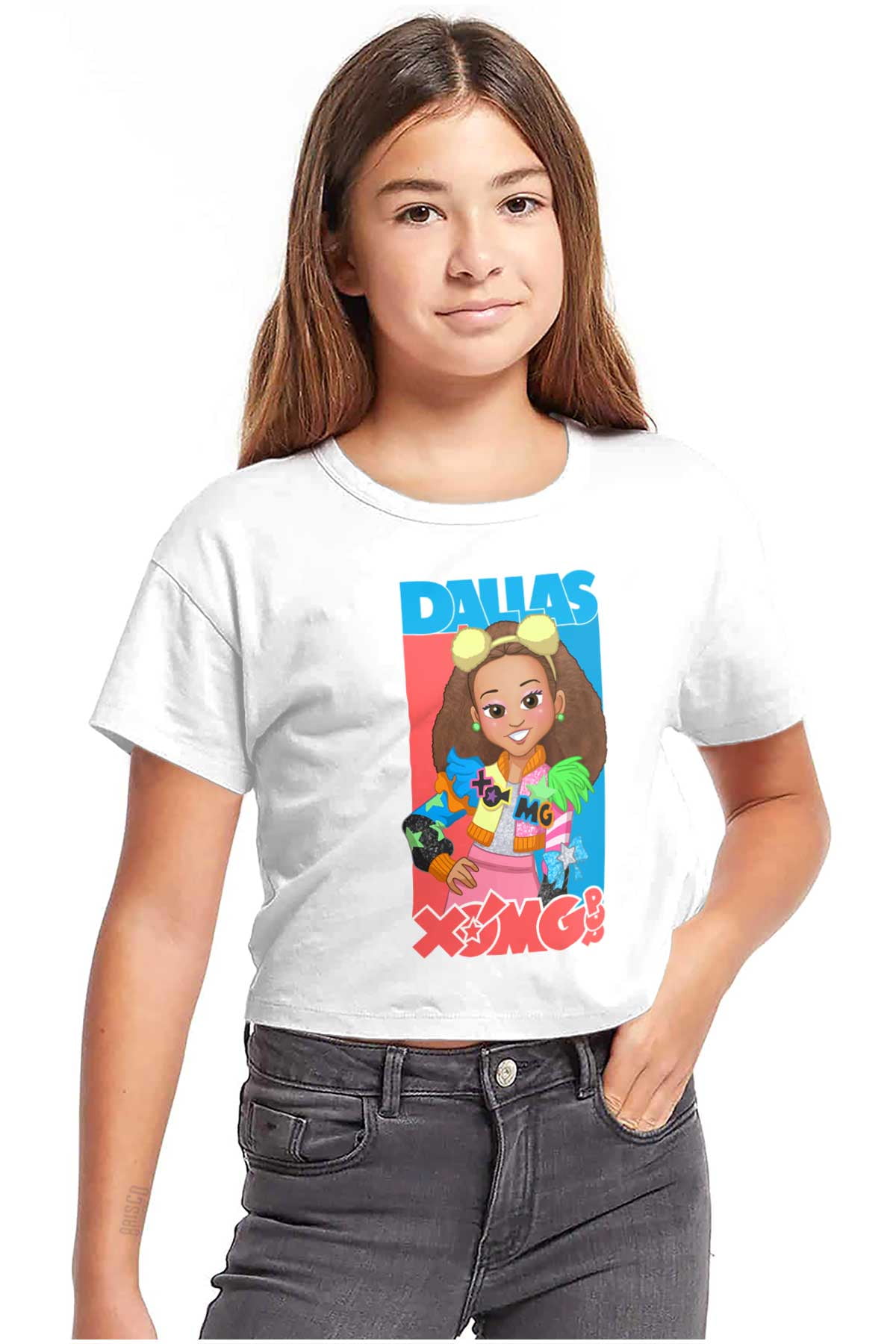 XOMG POP Band Dallas Cartoon Fan Women's Tee Brisco Brands L - Walmart.com
