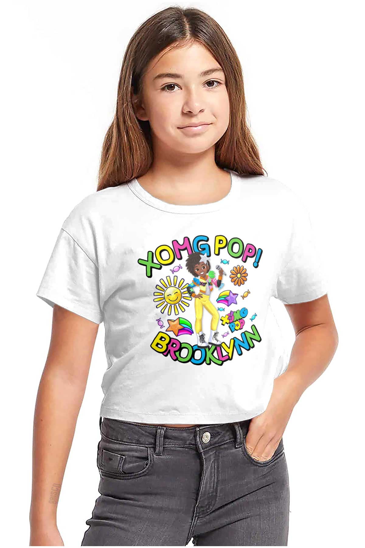 XOMG POP Brooklynn Star Power Cartoon Women's Tee Brisco Brands M ...
