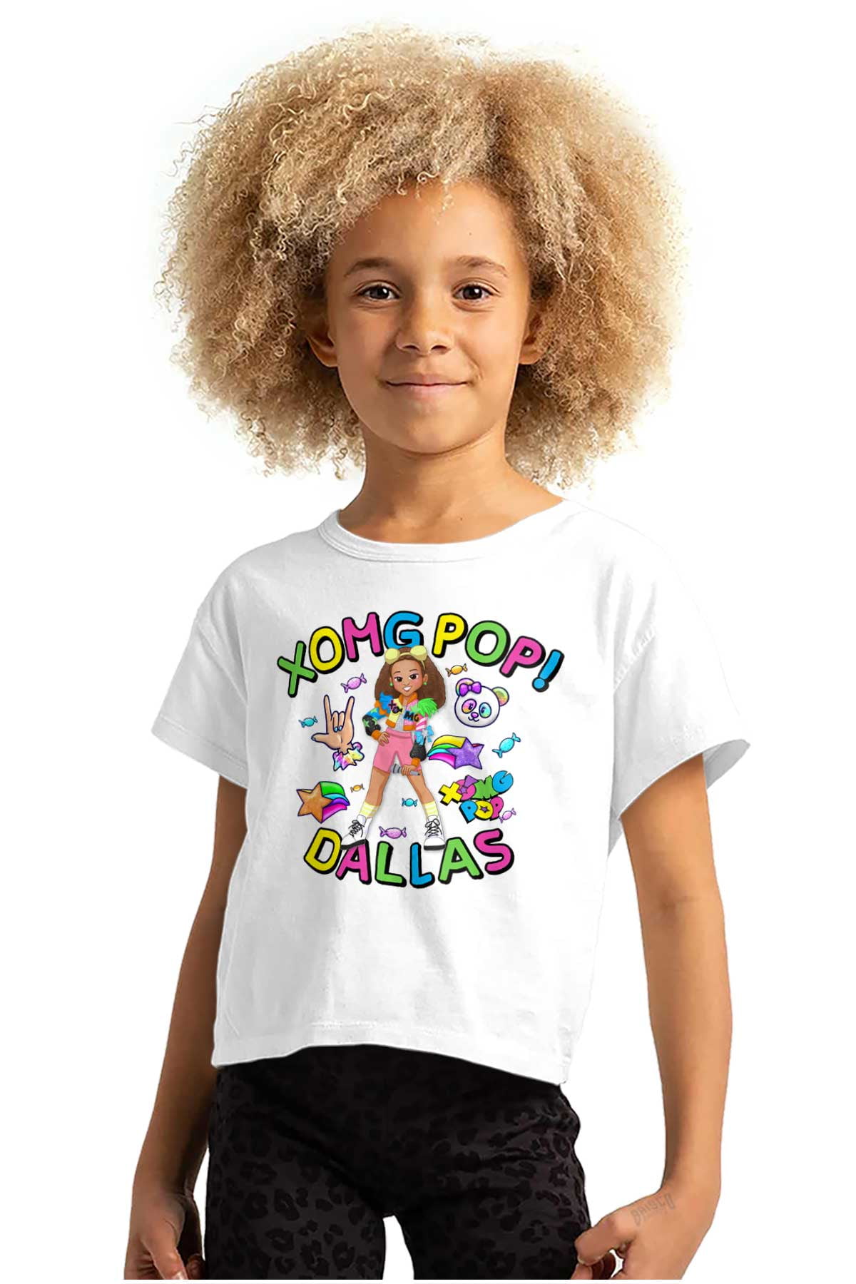 XOMG POP Dallas Star Power Cartoon Women's Tee Brisco Brands L ...