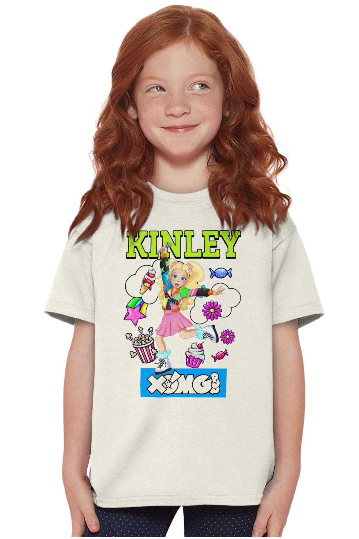 XOMG POP Kinley Popstar Dream Cartoon Girls Kids T Shirt Tees Teen ...
