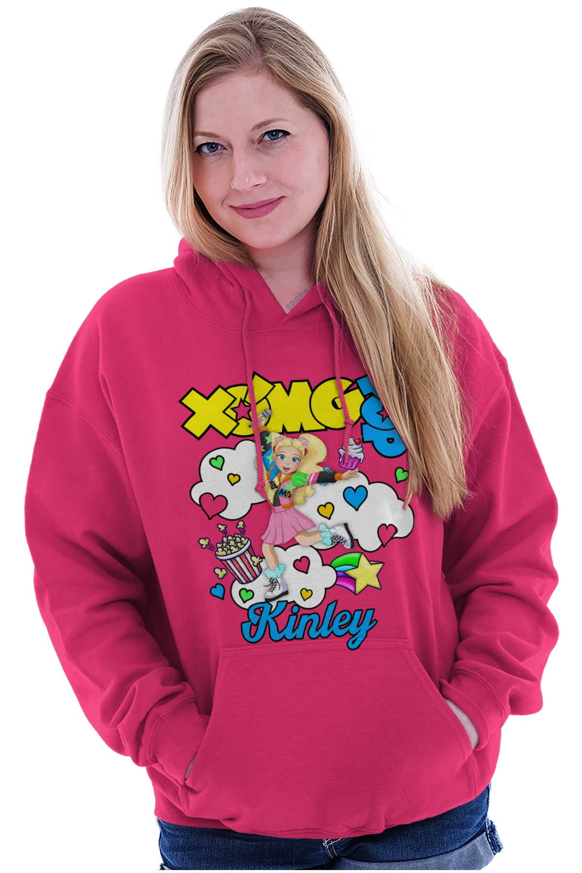XOMG POP Kinley in Clouds Cartoon Hoodie Sweatshirt Women Brisco Brands ...