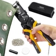 XOOL Grommet Tool Kit, Leather Hole Punch Pliers, 200PCS 3/8 inch ...