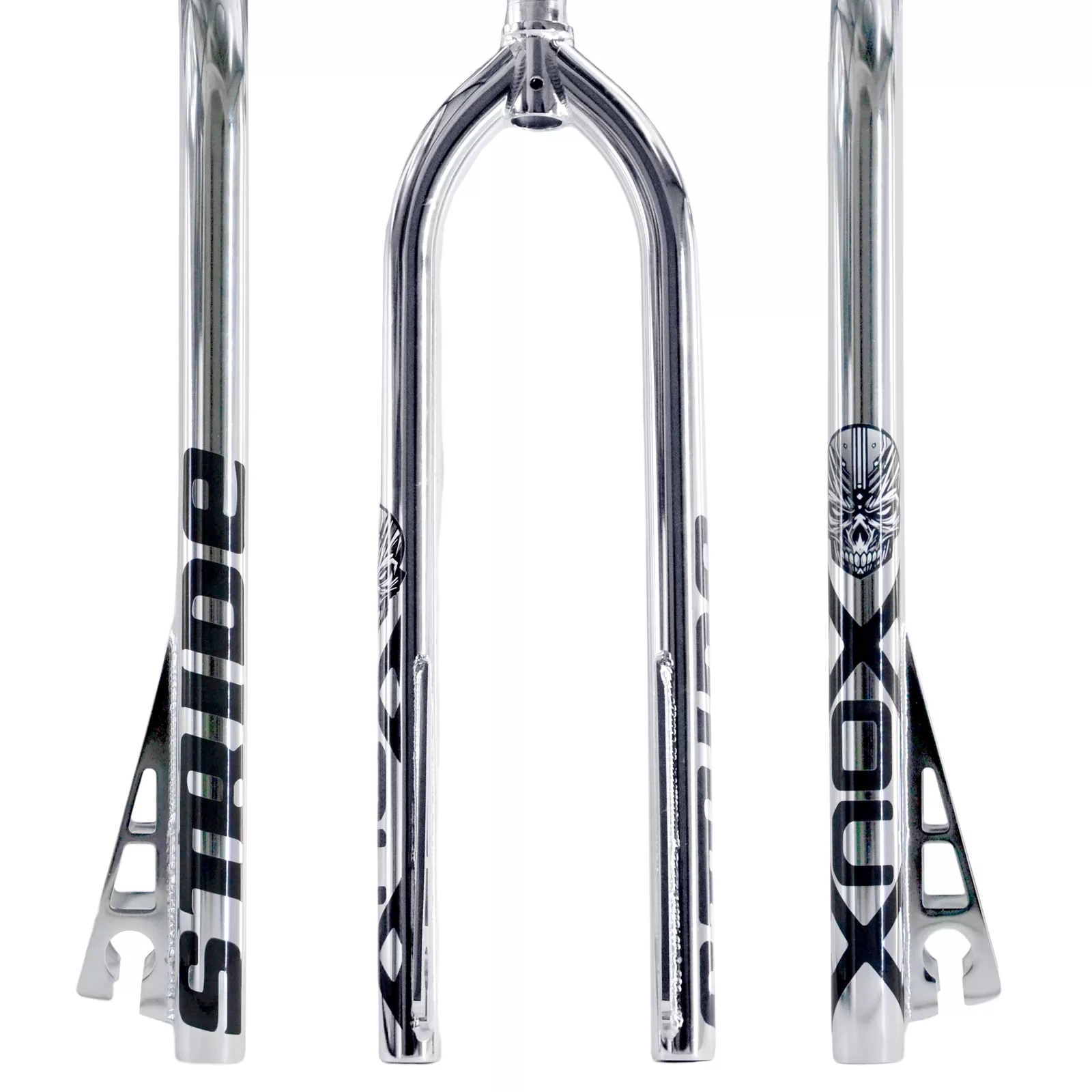XOUX STRIDE 29 inch Threadless BMX Fork 1-1/8 inch , Silver ...