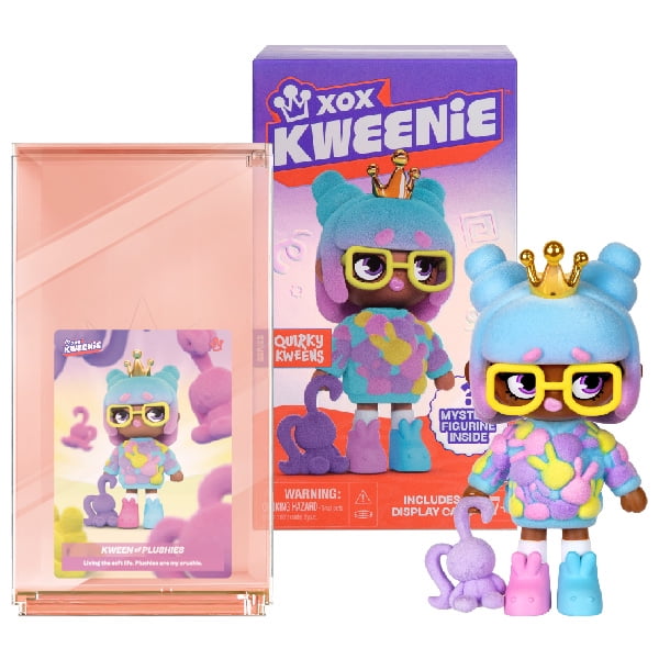 XOX Kweenies Quirky Kweens Premium Figurine and Display Case 4 Inch ...