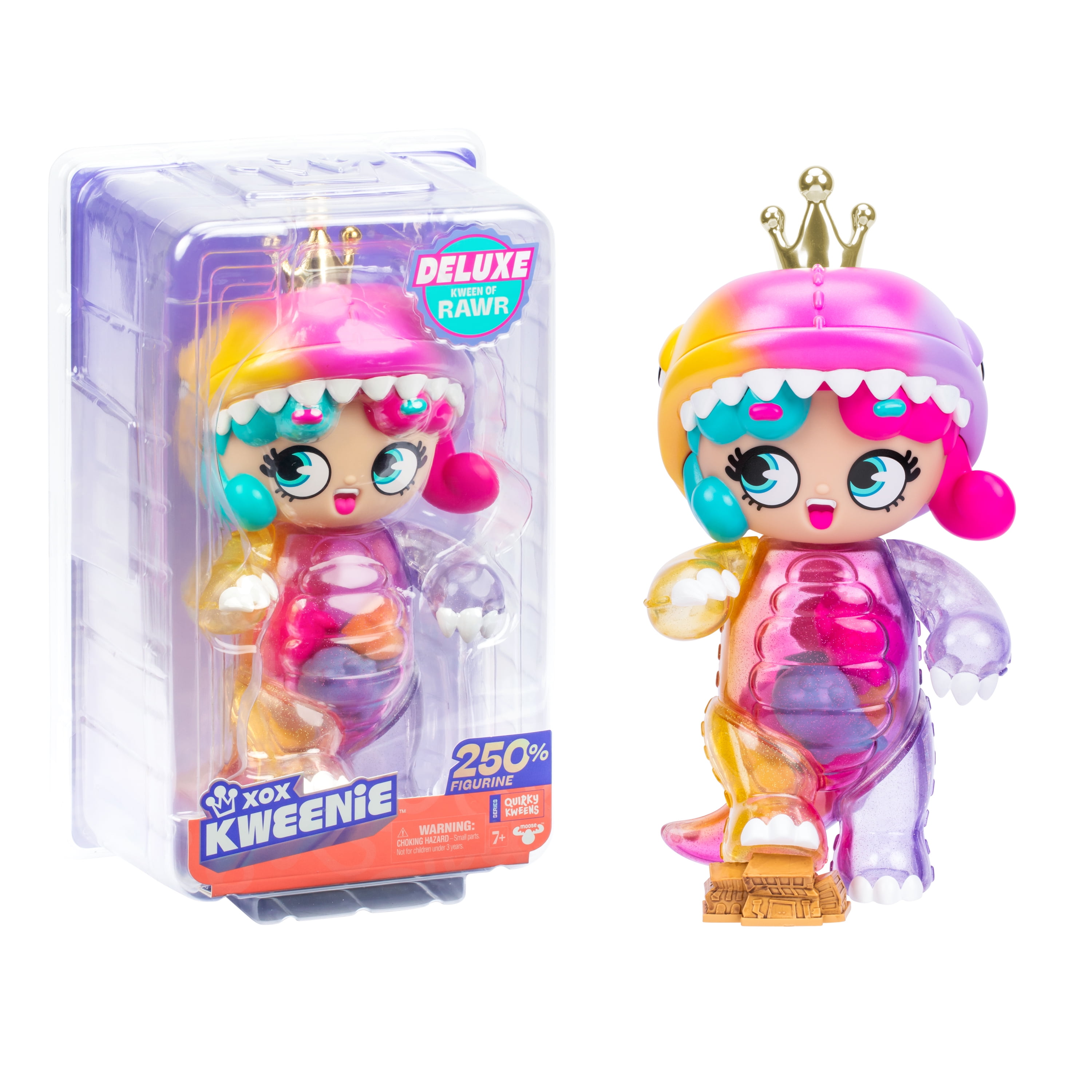 XOX Kweenie Deluxe Kween of Rawr 11" Mega Size Doll, Includes Display ...