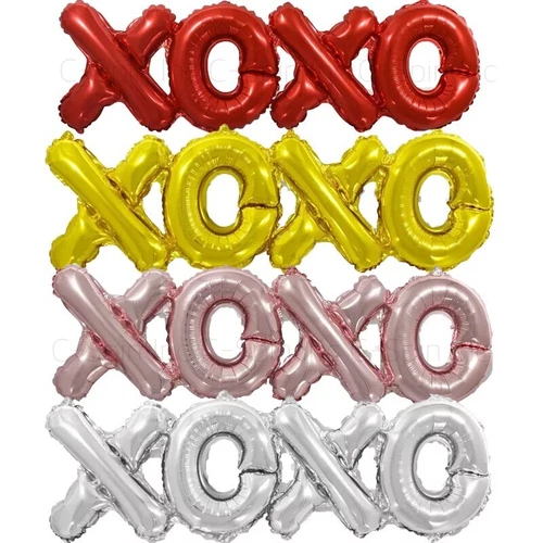 XOXO Foil Balloons Banner Wedding Bridal Shower Bachelorette Party ...