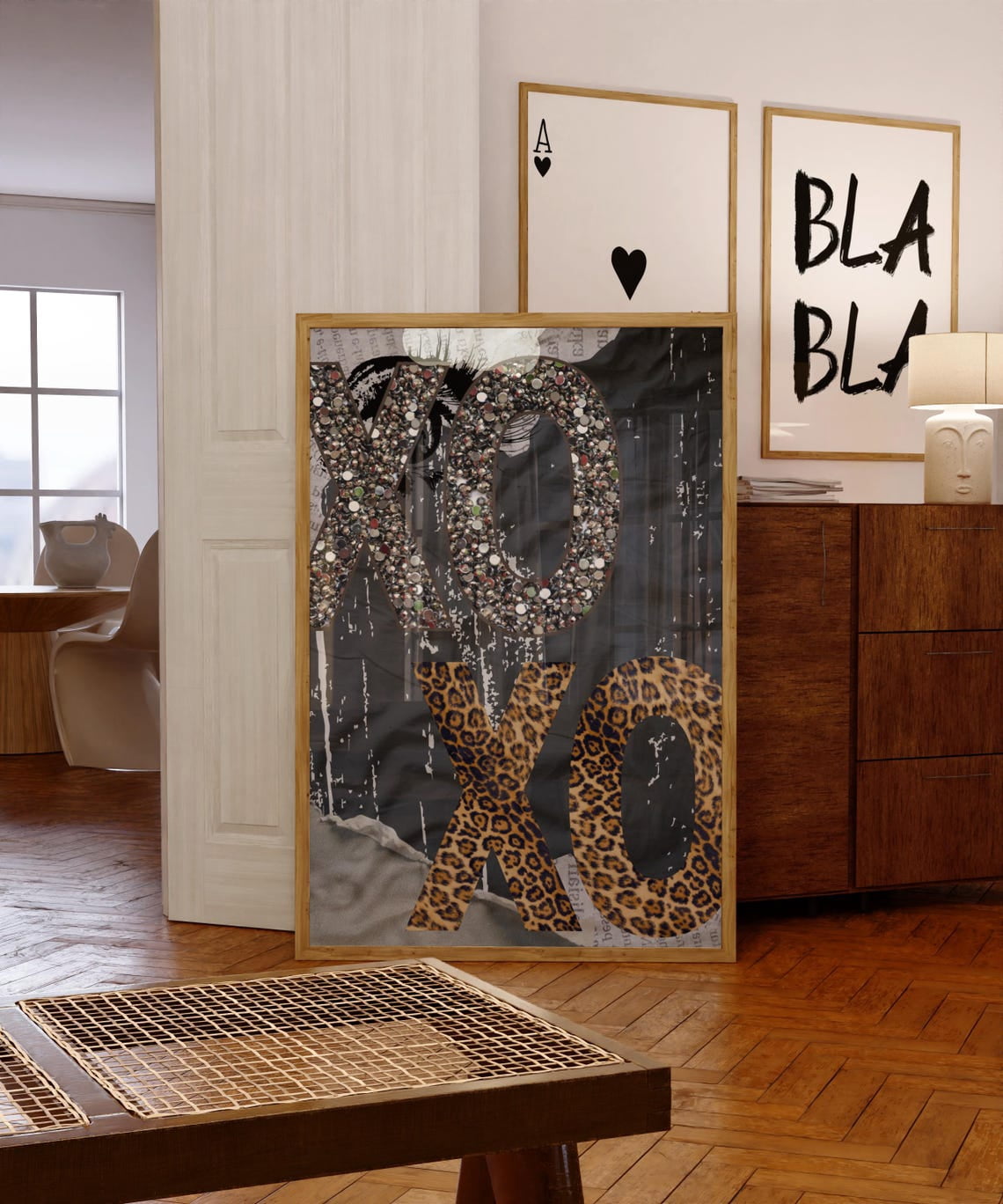 XOXO Leopard Disco Wall Y2K Retro Poster Trendy Girly Aesthetic ...