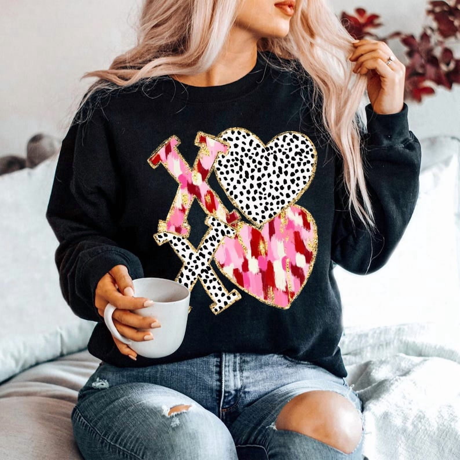 XOXO Shirt, Valentine Sweatshirt, Valentines Day Outfit for Women, Love ...